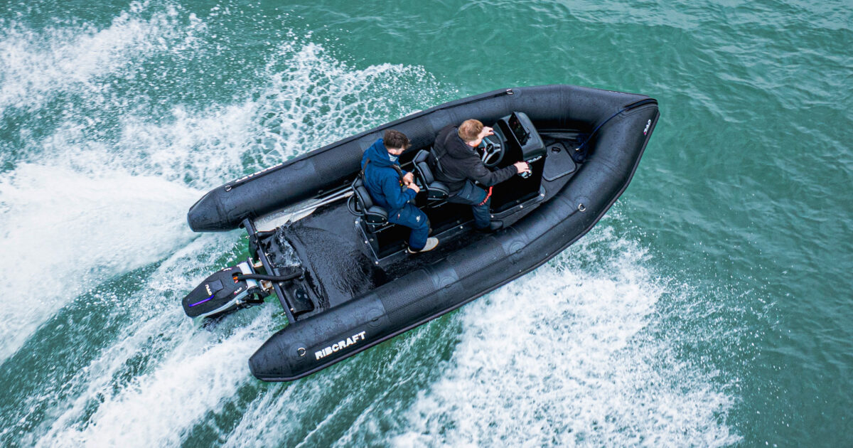 Ribcraft has now unveiled the PRO 480 powered by the RAD 40 electric ...